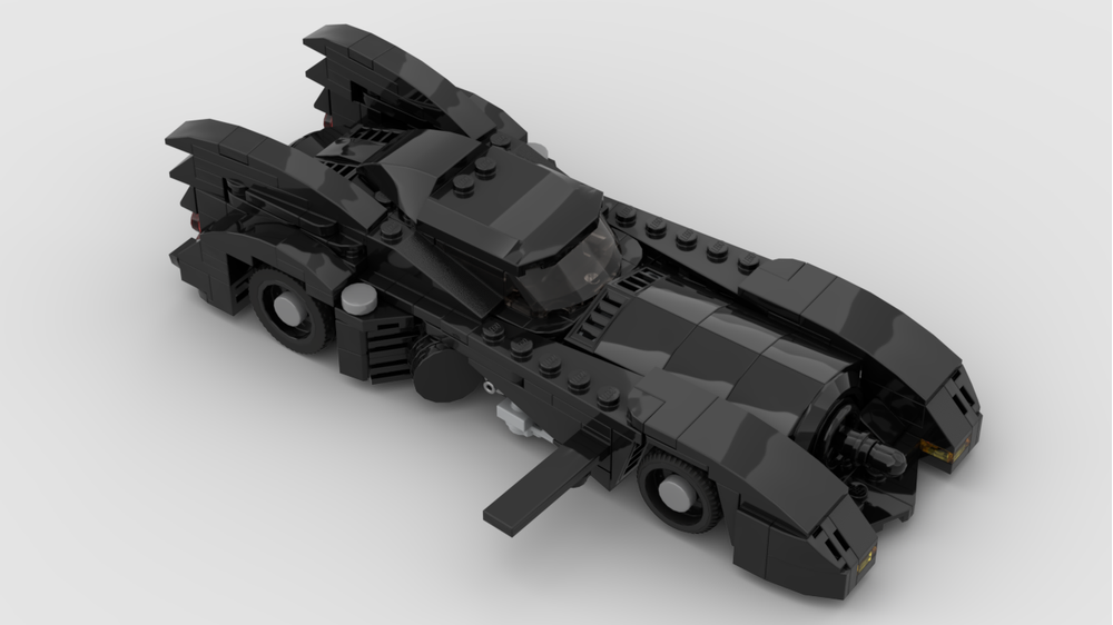 Lego Moc Tim Burtons 1989 Batmobile By Cehnot Rebrickable Build