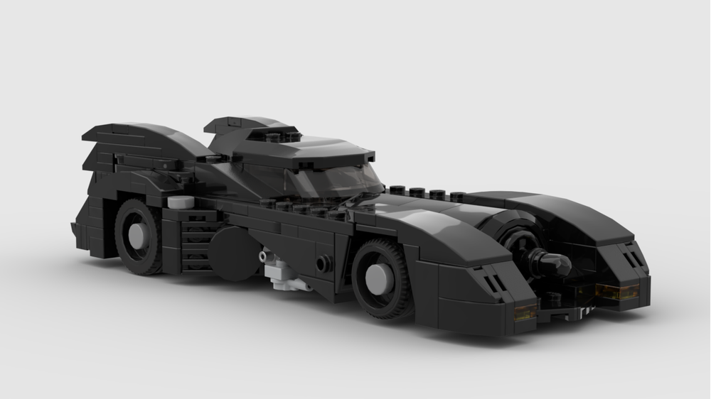 Lego Moc Tim Burtons 1989 Batmobile By Cehnot Rebrickable Build