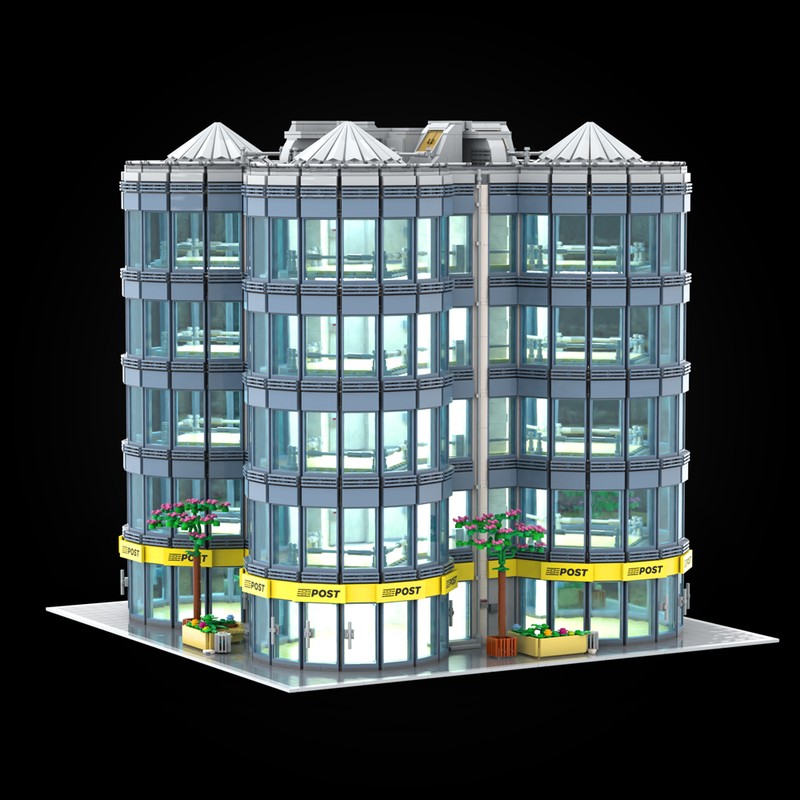 LEGO MOC-155010 Modern Skyscraper Modular Building – City High Rise by ...