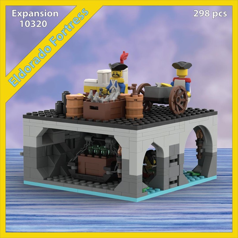 LEGO MOC Central Cave Expansion: Eldorado Fortress (10320) by ...