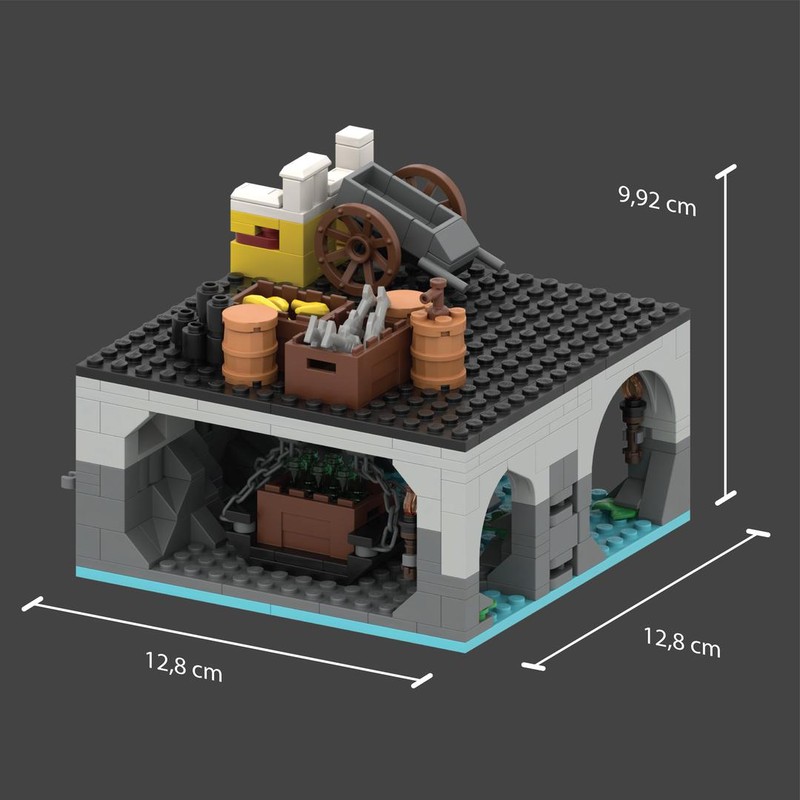 LEGO MOC Central Cave Expansion: Eldorado Fortress (10320) by ...