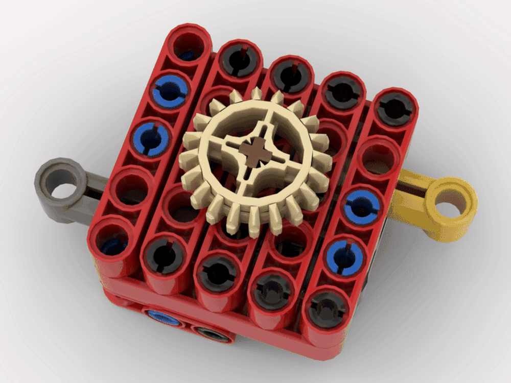 LEGO MOC technic fidget cube by ZH BRICKS | Rebrickable - Build with LEGO