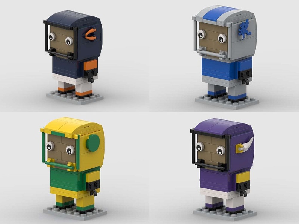 LEGO MOC NFC North Brickheads by Spaceman-Nathan | Rebrickable - Build ...