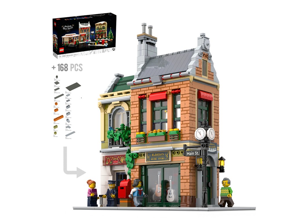 LEGO MOC Jollie's Music Store by BrickAtive | Rebrickable - Build with LEGO