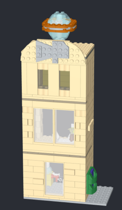LEGO MOC Daily Planet by scaflisch | Rebrickable - Build with LEGO