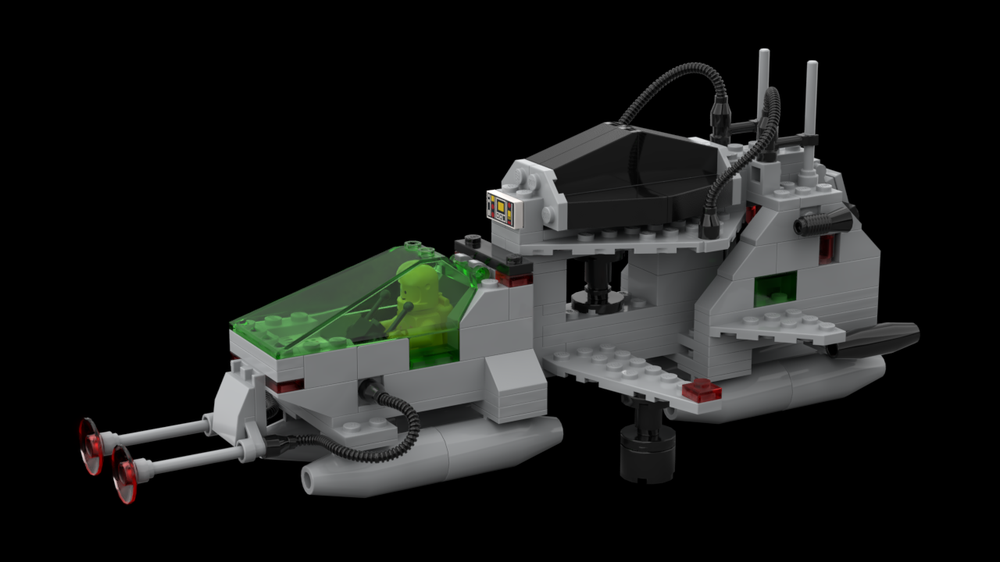 LEGO MOC Classic Space Reimagined: Un-named 'Heavy Payload' spacecraft ...