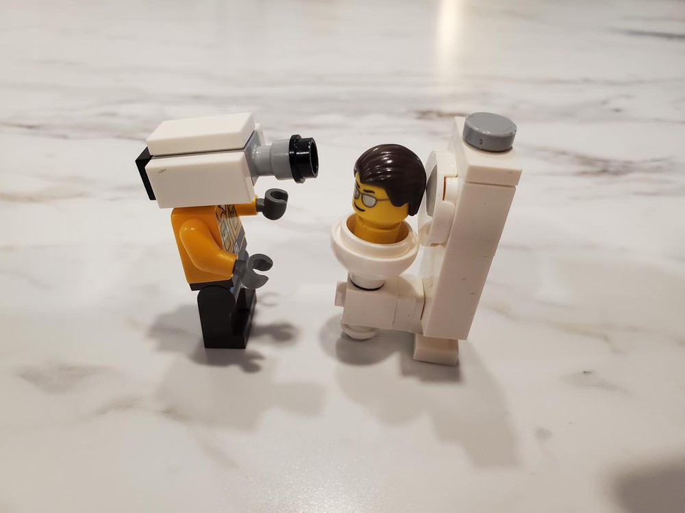 LEGO MOC Skibidi Toilet Minifigs by NinjaGaden | Rebrickable - Build with LEGO
