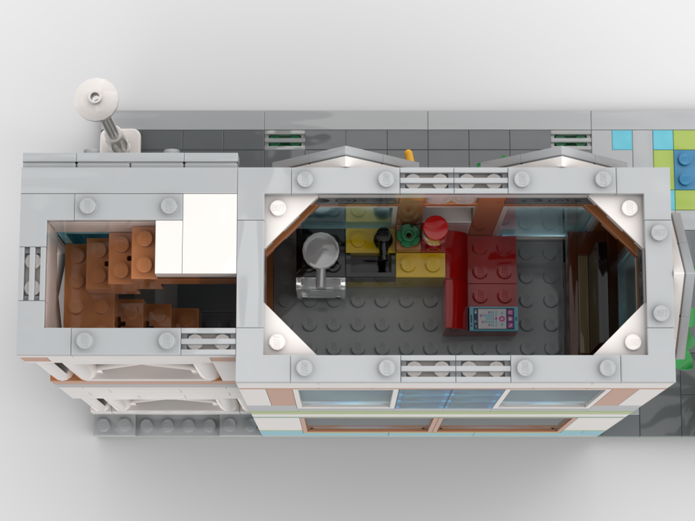 Lego Moc Corner Beach Apartment Modification Of Set 60365 By Brick