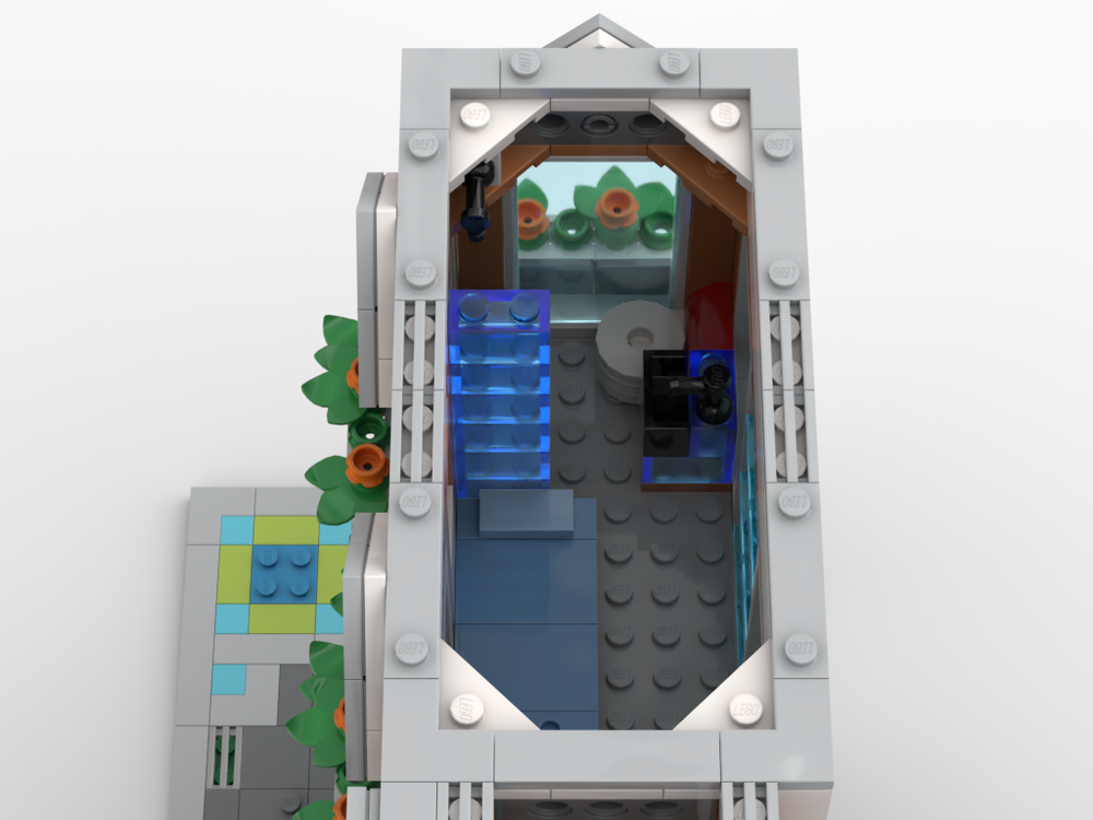 Lego Moc Corner Beach Apartment Modification Of Set 60365 By Brick