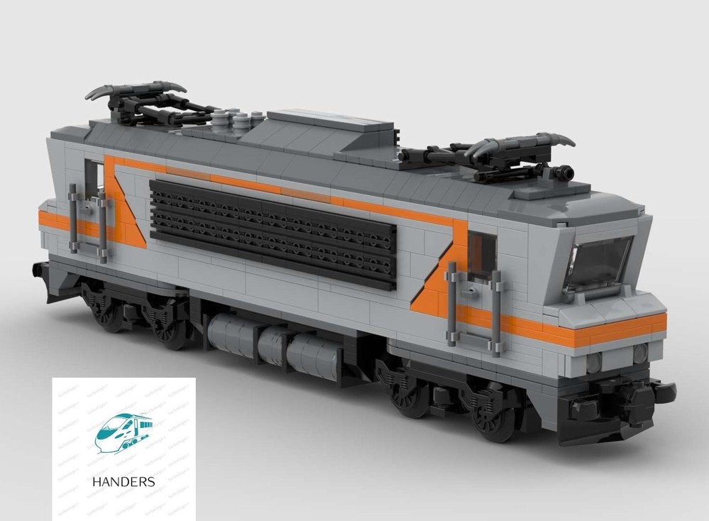 LEGO MOC French old Corail Locomotive by Handers | Rebrickable - Build ...