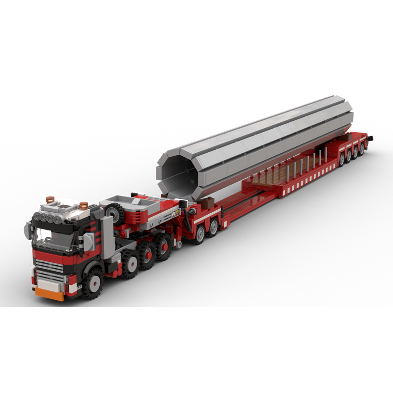 LEGO MOC 8x4 Semi-Tractor with Extendable Euro Low-Loader by ...