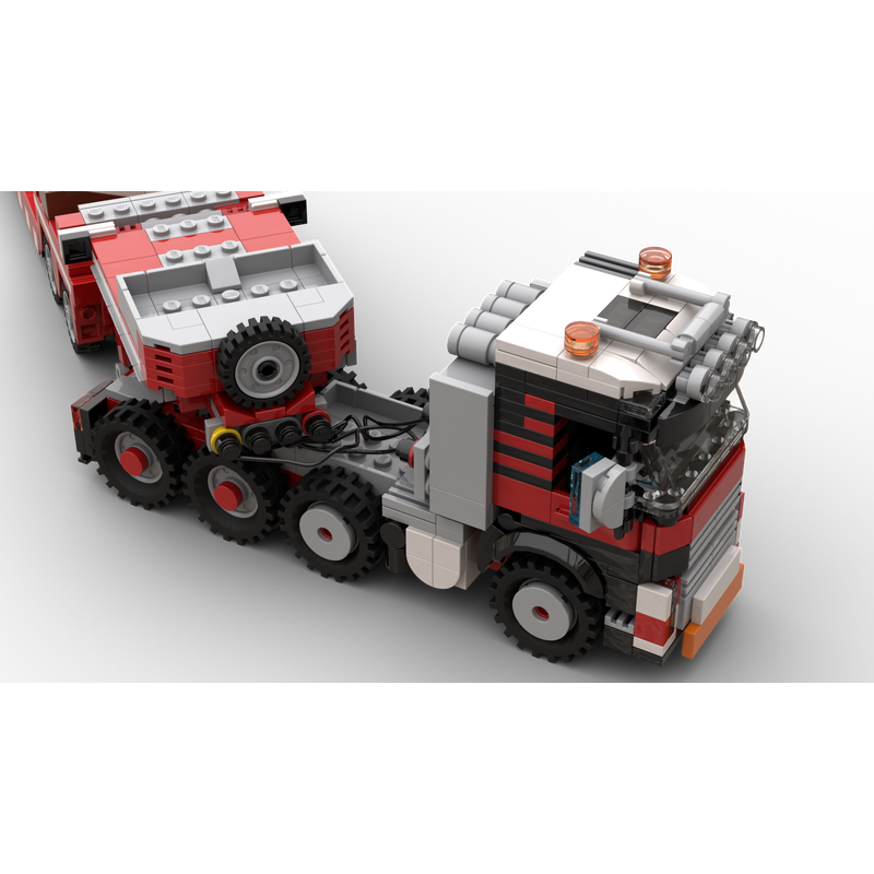 LEGO MOC 8x4 Semi-Tractor with Extendable Euro Low-Loader by ...