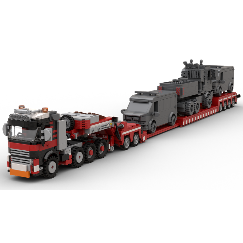LEGO MOC 8x4 Semi-Tractor with Extendable Euro Low-Loader by ...