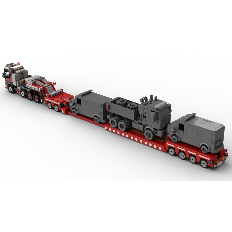 LEGO MOC 8x4 Semi-Tractor with Extendable Euro Low-Loader by ...