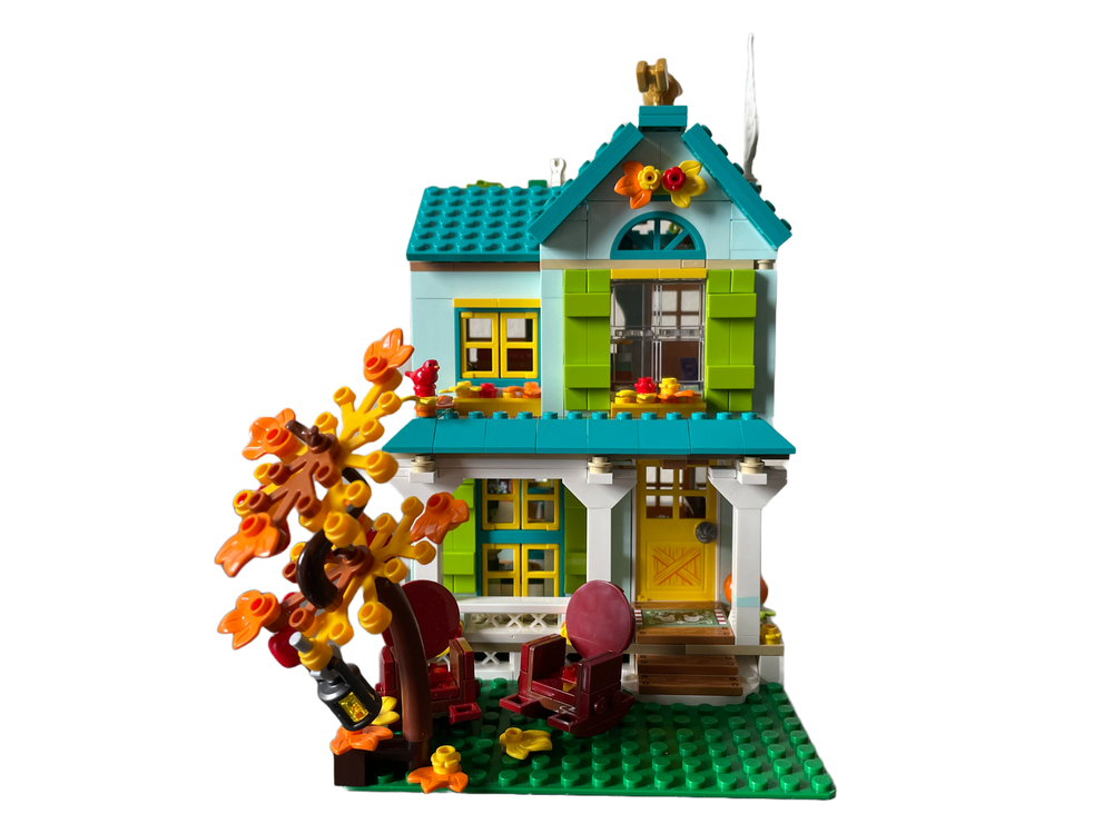 Lego Moc Autumns House Modular Alternate Build 41730 By Re Bricked