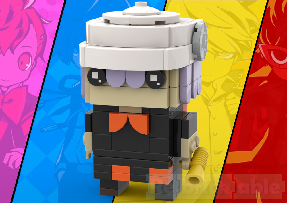 LEGO MOC Hikari BrickHead - Persona Q2 by GoldengamerLego | Rebrickable ...