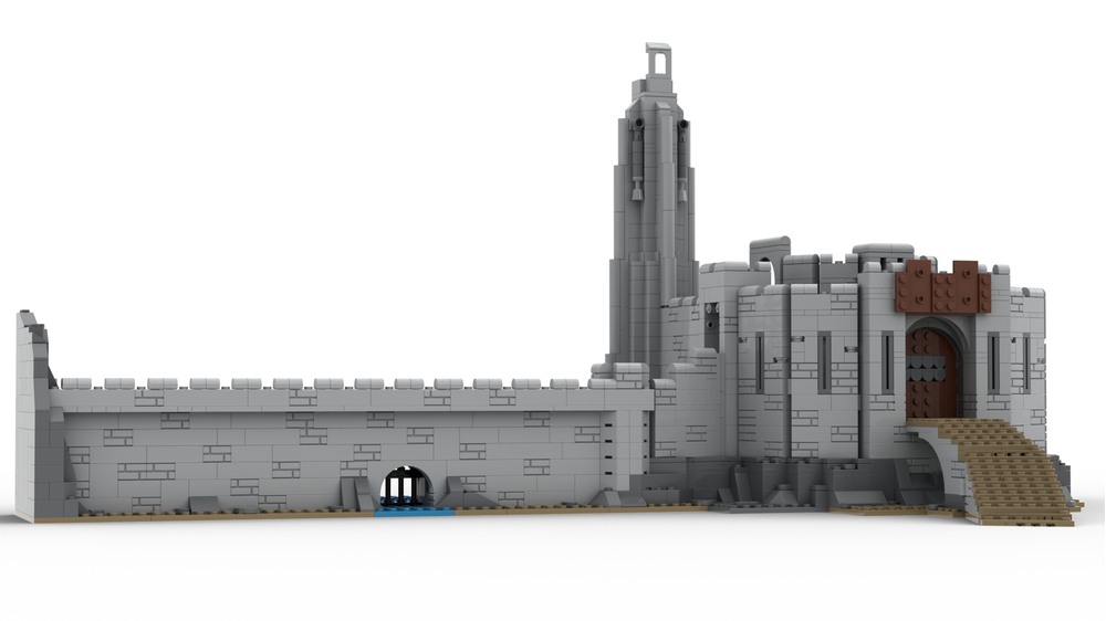 Lego Moc Lotr Helms Deep Alternate Build For 10305 Lion Knights