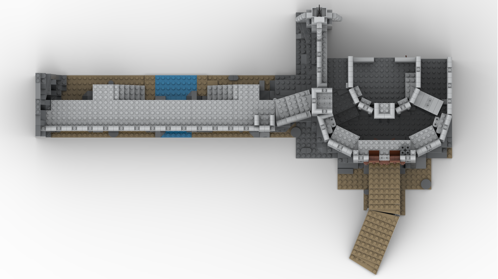 Lego Moc Lotr Helms Deep Alternate Build For 10305 Lion Knights