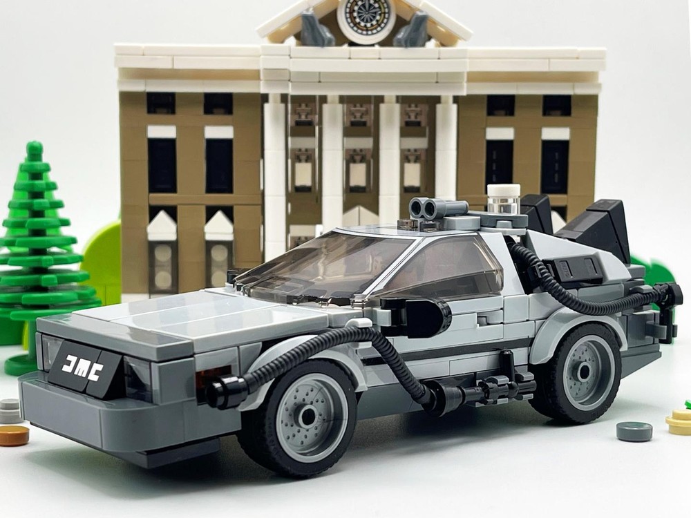 Lego Moc Dmc Delorean By Ibrickeditup Rebrickable Build With Lego