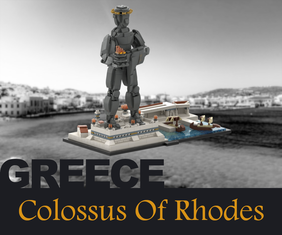 LEGO MOC Colossus Of Rhodes by The(Brick)Architect | Rebrickable ...