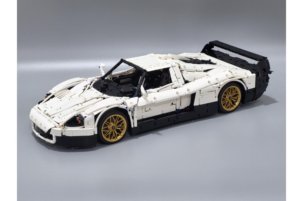 LEGO MOC Maserati MC12 (1:8) White by Artemy Zotov | Rebrickable ...