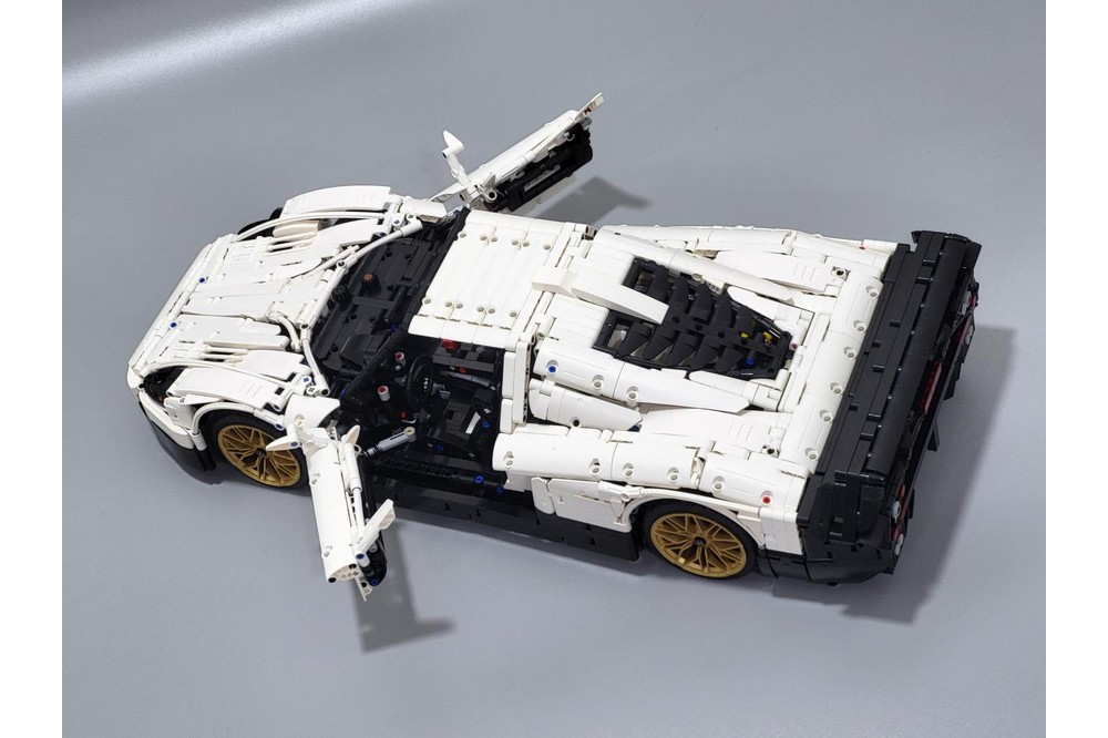 LEGO MOC Maserati MC12 (1:8) White by Artemy Zotov | Rebrickable ...