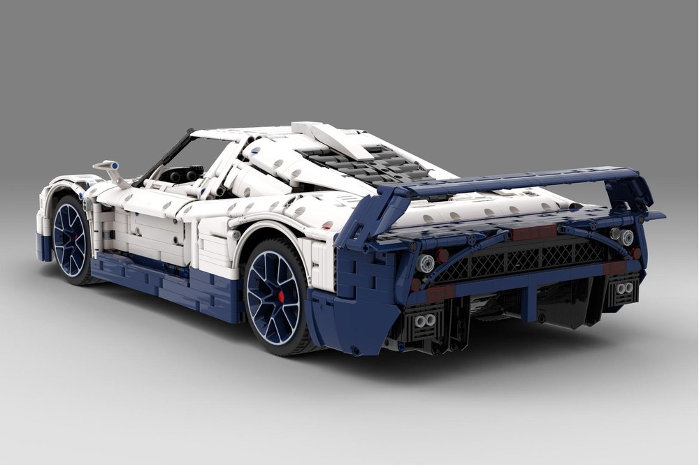 LEGO MOC Maserati MC12 (1:8) White by Artemy Zotov | Rebrickable ...