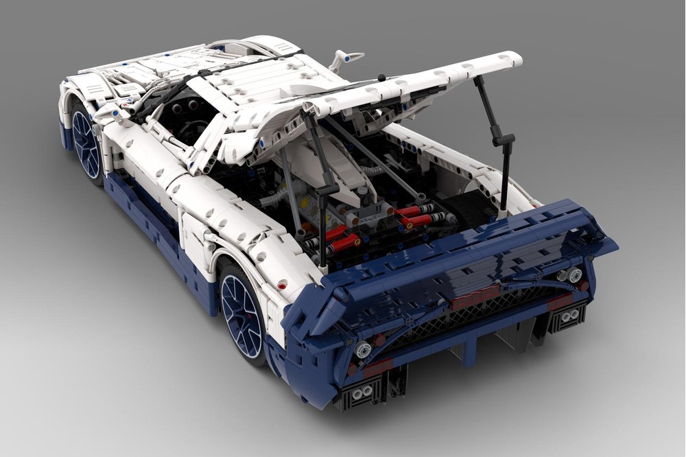 LEGO MOC Maserati MC12 (1:8) White by Artemy Zotov | Rebrickable ...