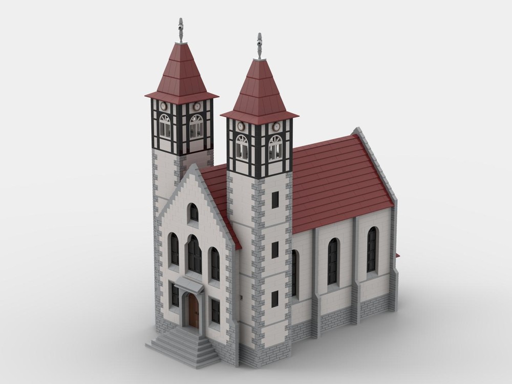 LEGO MOC Church by habichtfreak | Rebrickable - Build with LEGO