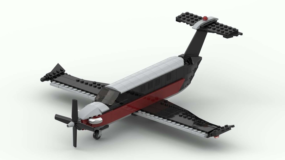 LEGO MOC Business plane "PC-12" by LeFisch | Rebrickable - Build with LEGO