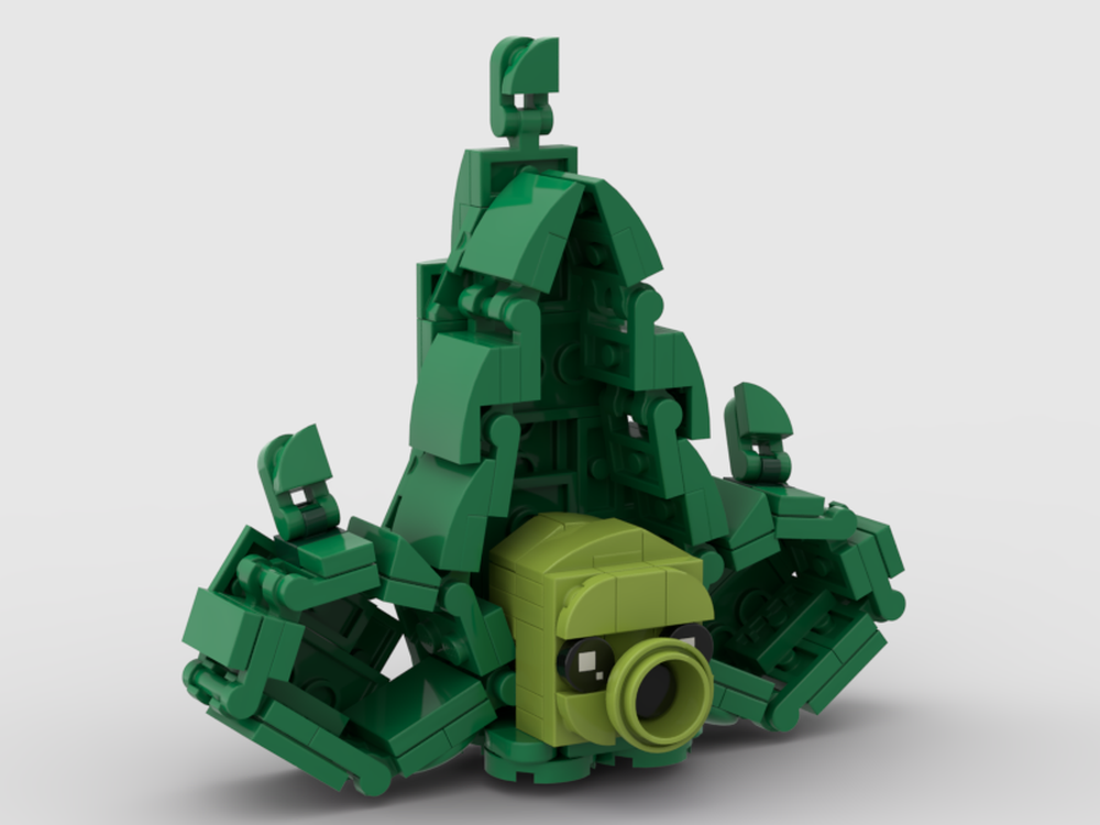 LEGO MOC PVZ 2 Pea pod by EXCALIBURtheONE | Rebrickable - Build with LEGO