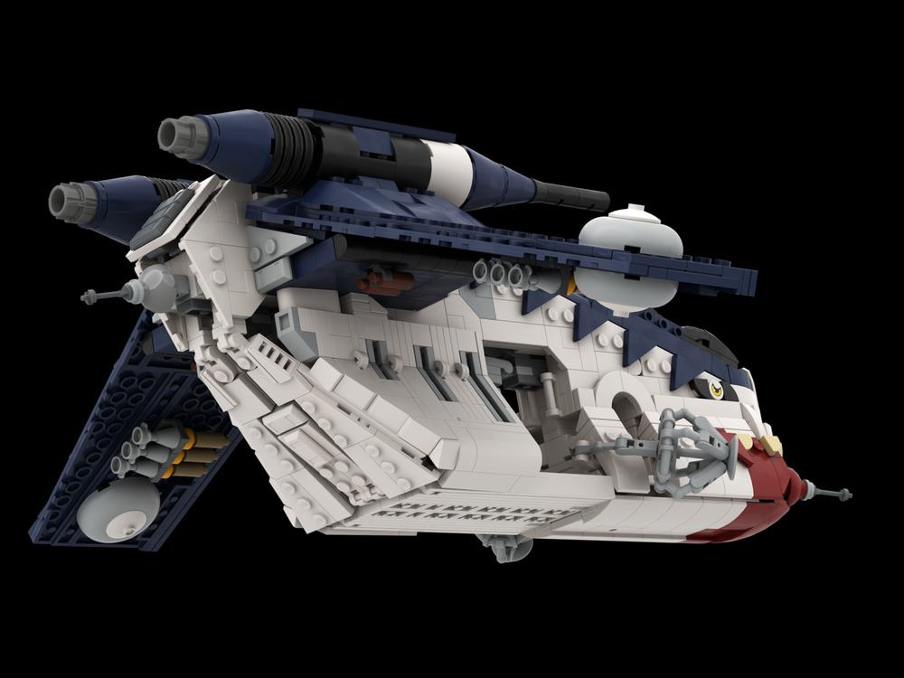 Lego Moc Muunilist 10 Gunship By Marius2002 Rebrickable Build With Lego
