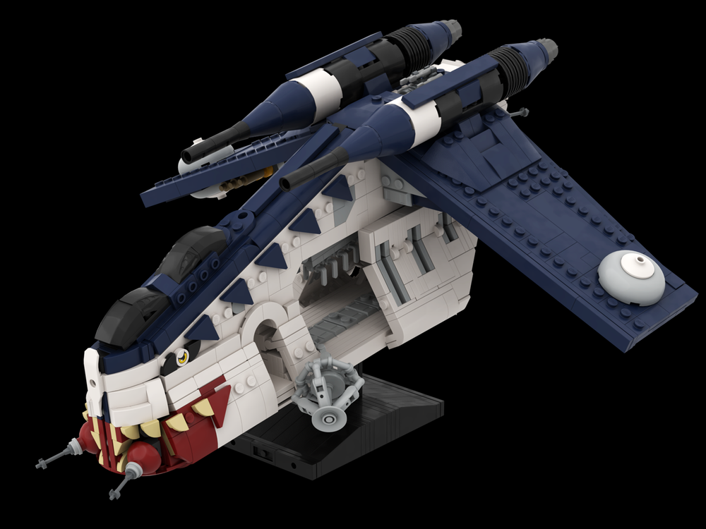 Lego Moc Muunilist 10 Gunship By Marius2002 Rebrickable Build With Lego
