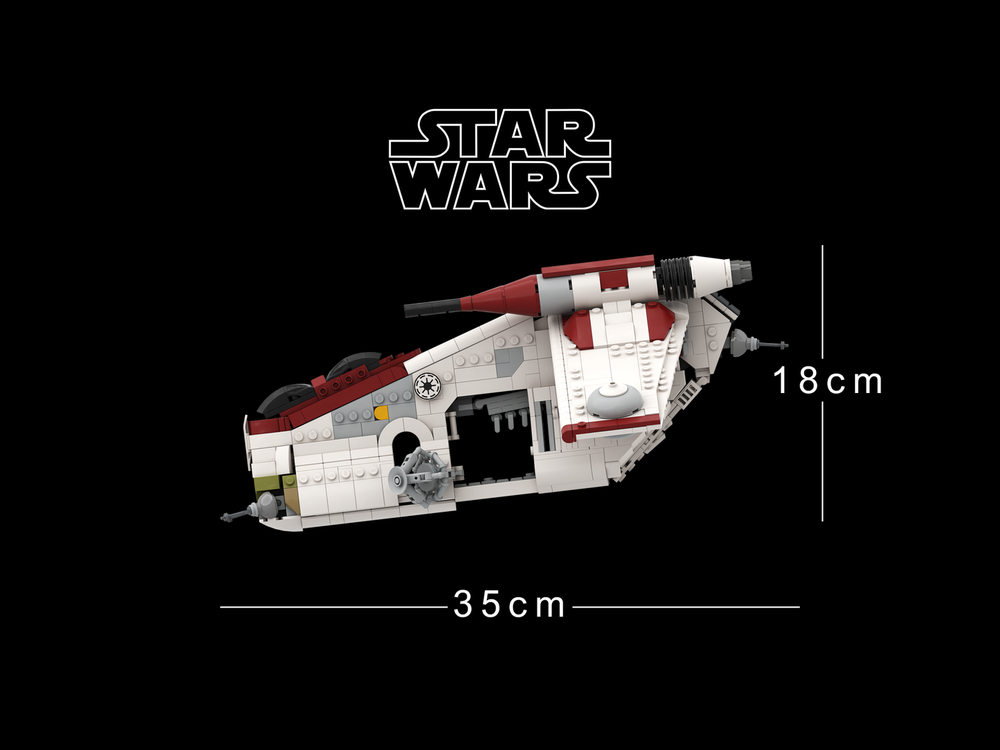 Lego Moc Republic Gunship By Marius2002 Rebrickable Build With Lego