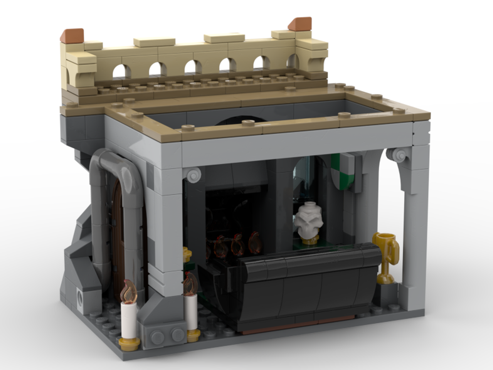 Lego Moc Hp Modular Green Common Room By Gobsmack Rebrickable