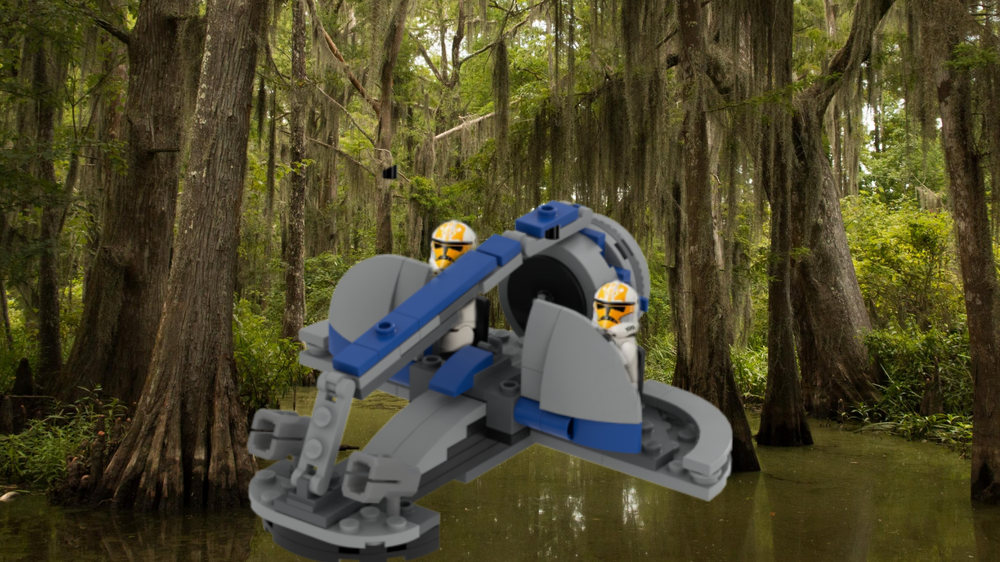 LEGO MOC Bigger and more accurate Swamp Speeder by Bazwaldo12345 ...