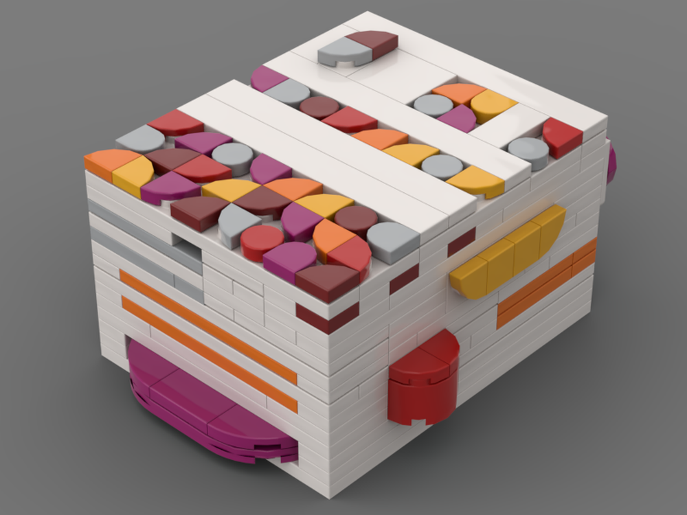 Lego Moc The Bauhaus Puzzle Box By Gsabey08 Rebrickable Build With Lego