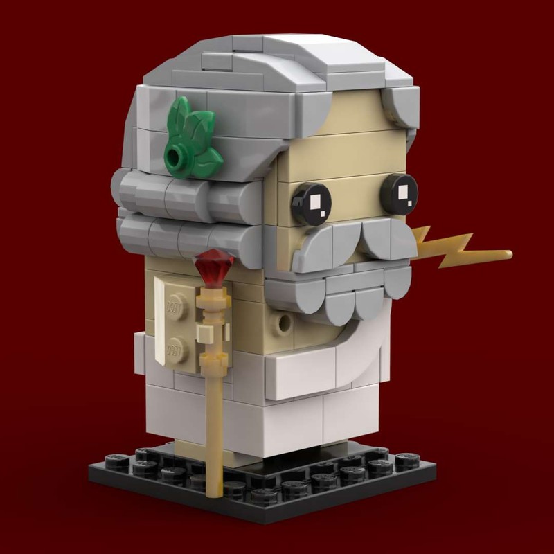 LEGO MOC Zeus Brickheadz by Desibricks | Rebrickable - Build with LEGO