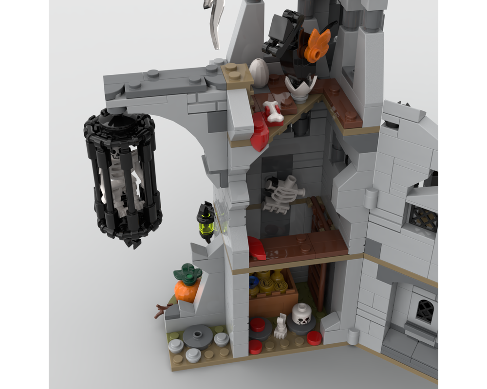 LEGO MOC Night Lord's Lair (complete Fright Knights Castle) by bricks ...