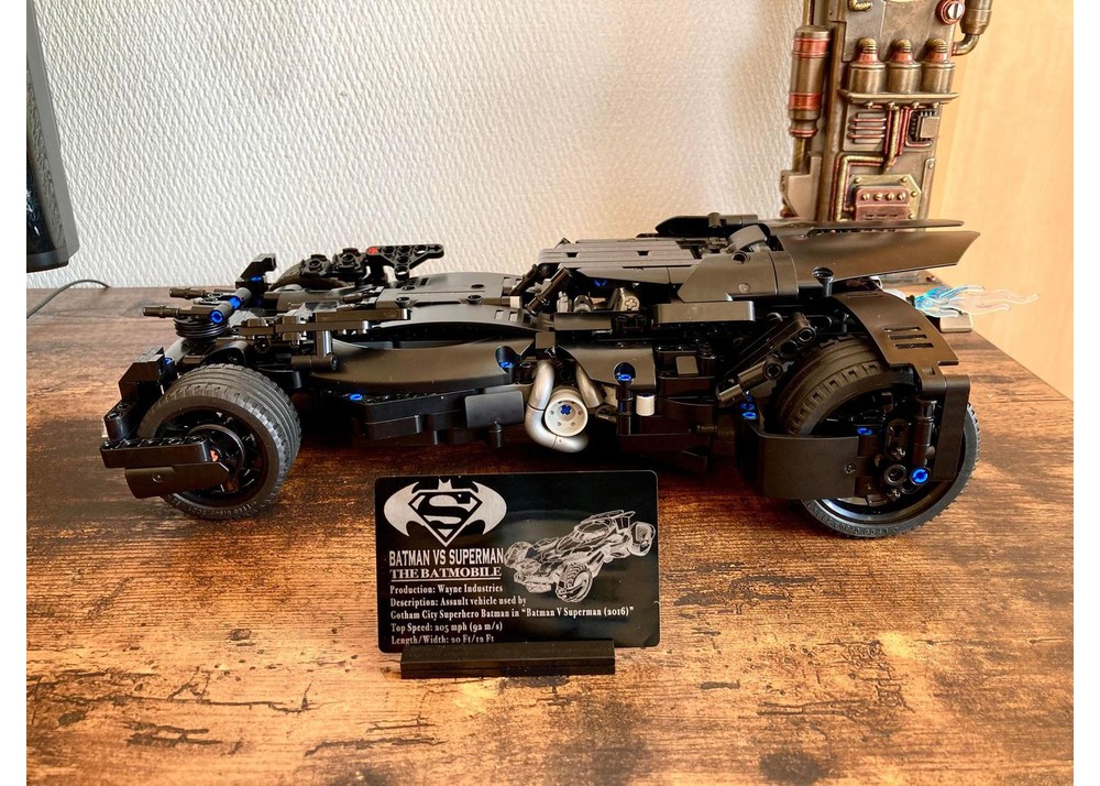 Lego Moc Technic Batmobile 4 In 1 Batpack By Creationcaravan Brad