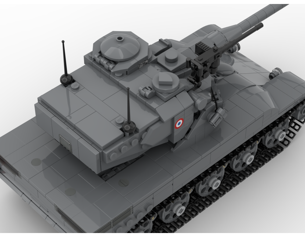 Lego Moc Amx 50 Surbaissé Heavy Tank By Gunsofbrickston Rebrickable