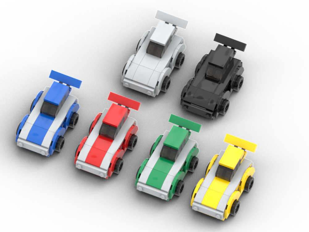 LEGO MOC Racing Cars - 4 Stud Wide by LegacyLego | Rebrickable - Build ...
