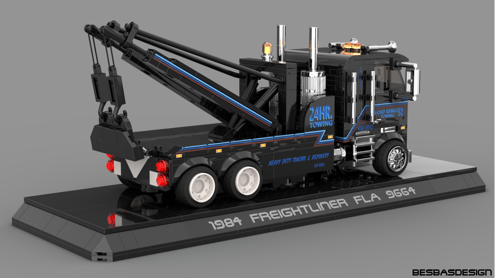 LEGO MOC 1984 Freightliner FLA 9664 from Terminator 2 by besbasdesign ...