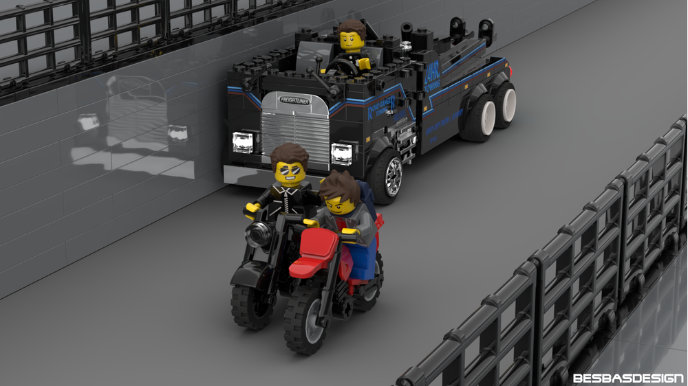 LEGO MOC 1984 Freightliner FLA 9664 from Terminator 2 by besbasdesign ...