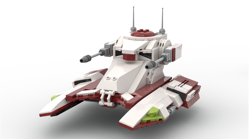 Lego Moc Republic Tx 130 Saber Class Fighter Tank By Jazzitoys