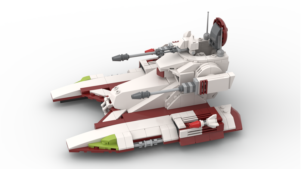 Lego Moc Republic Tx 130 Saber Class Fighter Tank By Jazzitoys