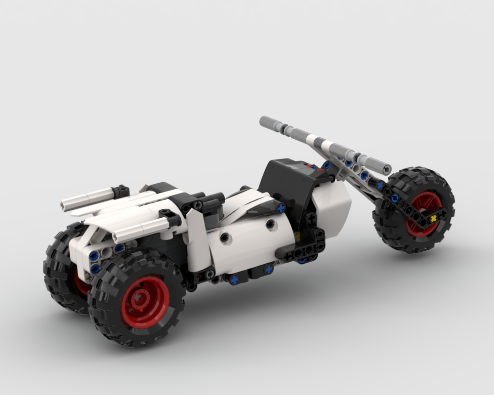 Lego Moc Chopper 42150 Alternative By Erikgs Rebrickable Build With