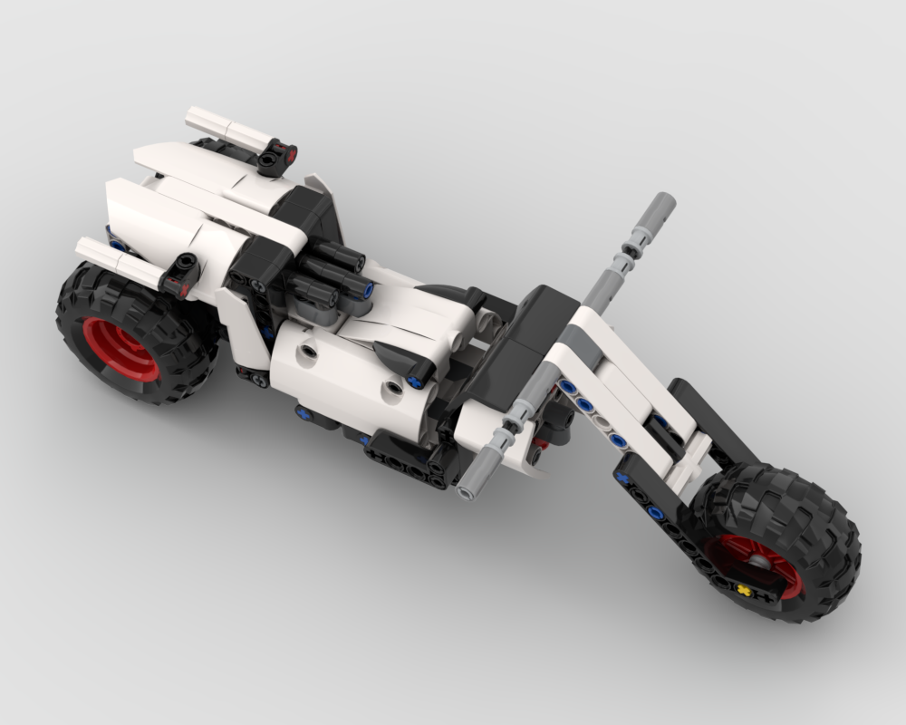 Lego Moc Chopper 42150 Alternative By Erikgs Rebrickable Build With