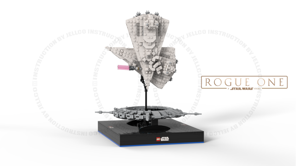 Lego Moc Rogue One Micro Diorama Sinking Isd By Jellco Rebrickable