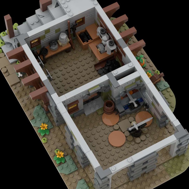 LEGO MOC Extended Blacksmith by hanzerik | Rebrickable - Build with LEGO